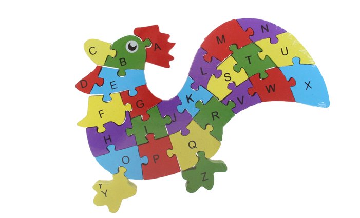 Vzdělávací dřevěné puzzle kohout var.2 | Venda.cz - Nejlevnější slevový ...